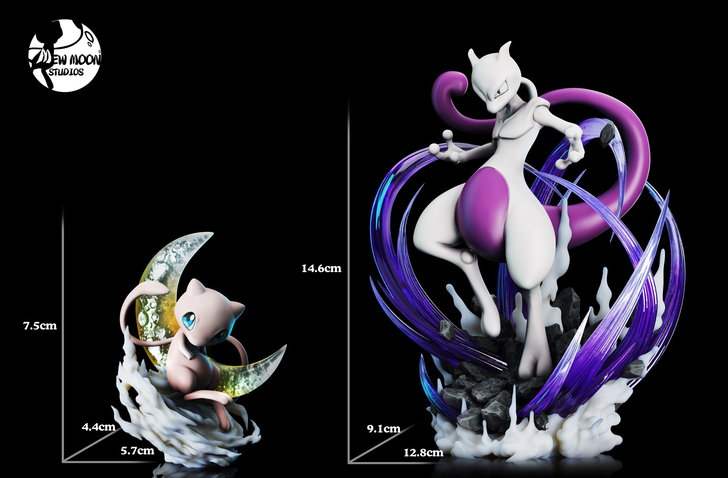 Mew Moon Studios - Mew and Mewtwo [PRE-ORDER CLOSED] – GK Collectors