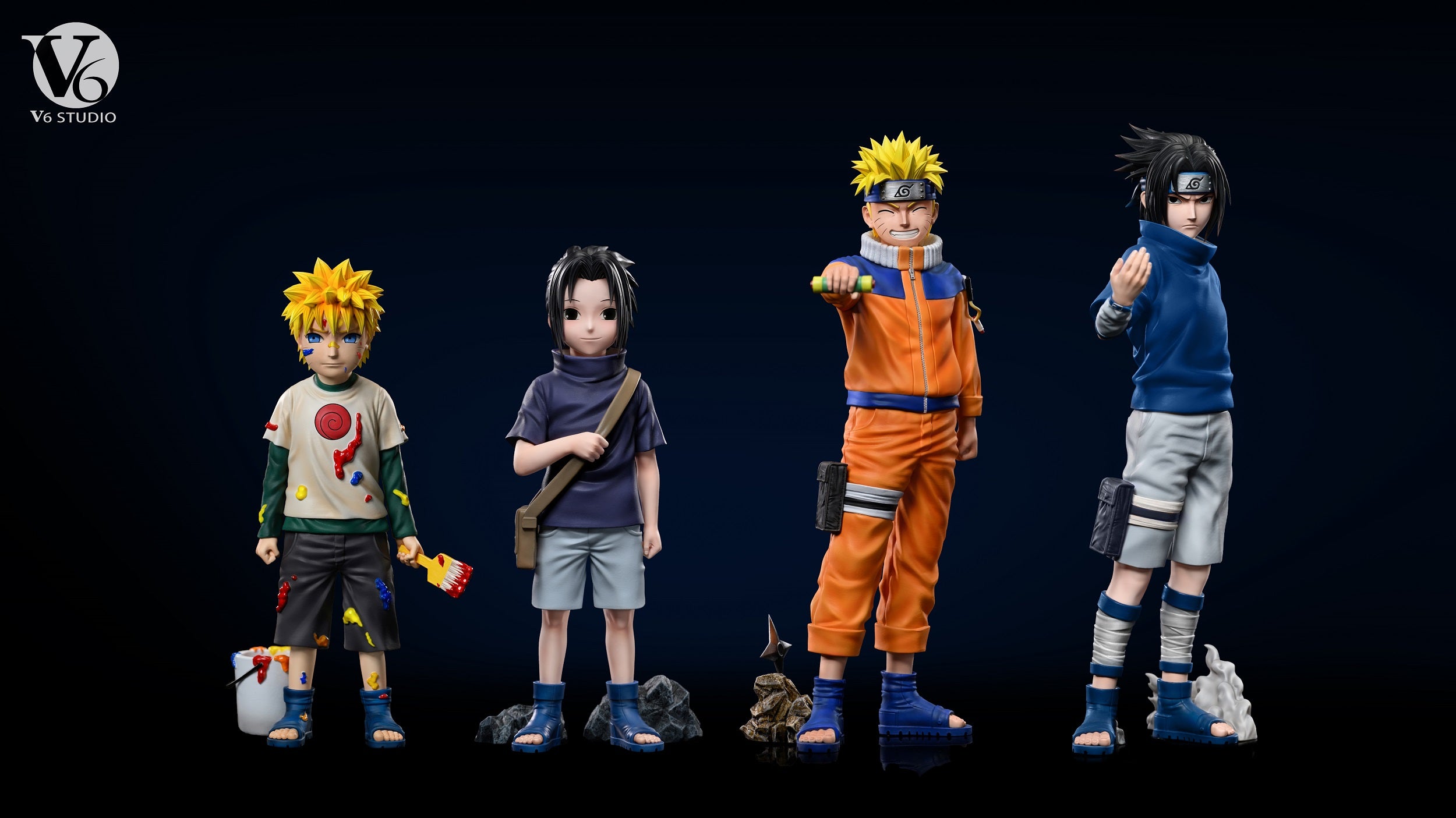 V6 Studio - Naruto and Sasuke [PRE-ORDER CLOSED] – GK Collectors