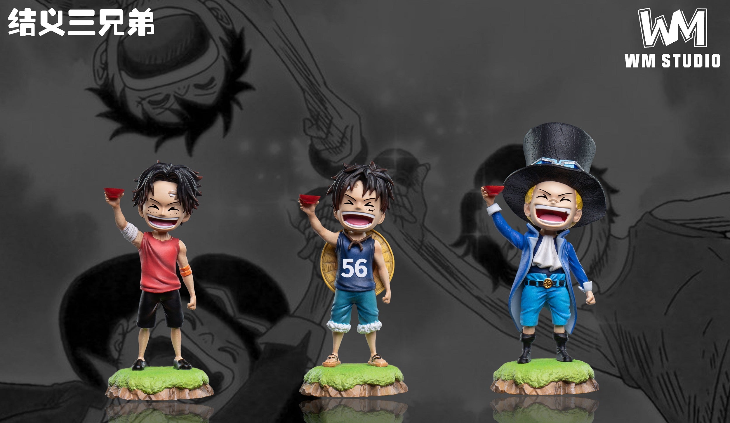 WM Studio - Childhood Ace Luffy and Sabo [PRE-ORDER CLOSED] – GK Collectors
