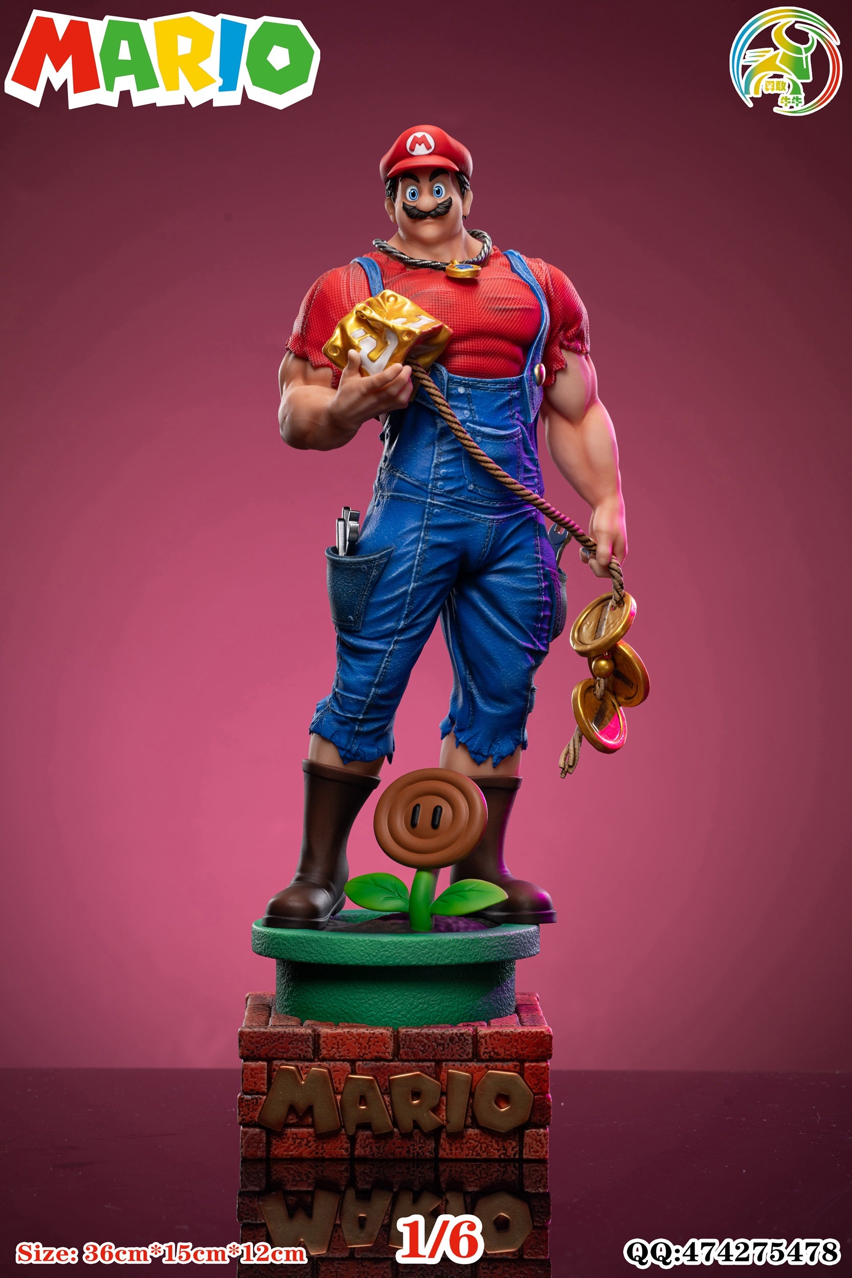 Brave Cow Studio - Muscle Mario [PRE-ORDER CLOSED] – GK Collectors