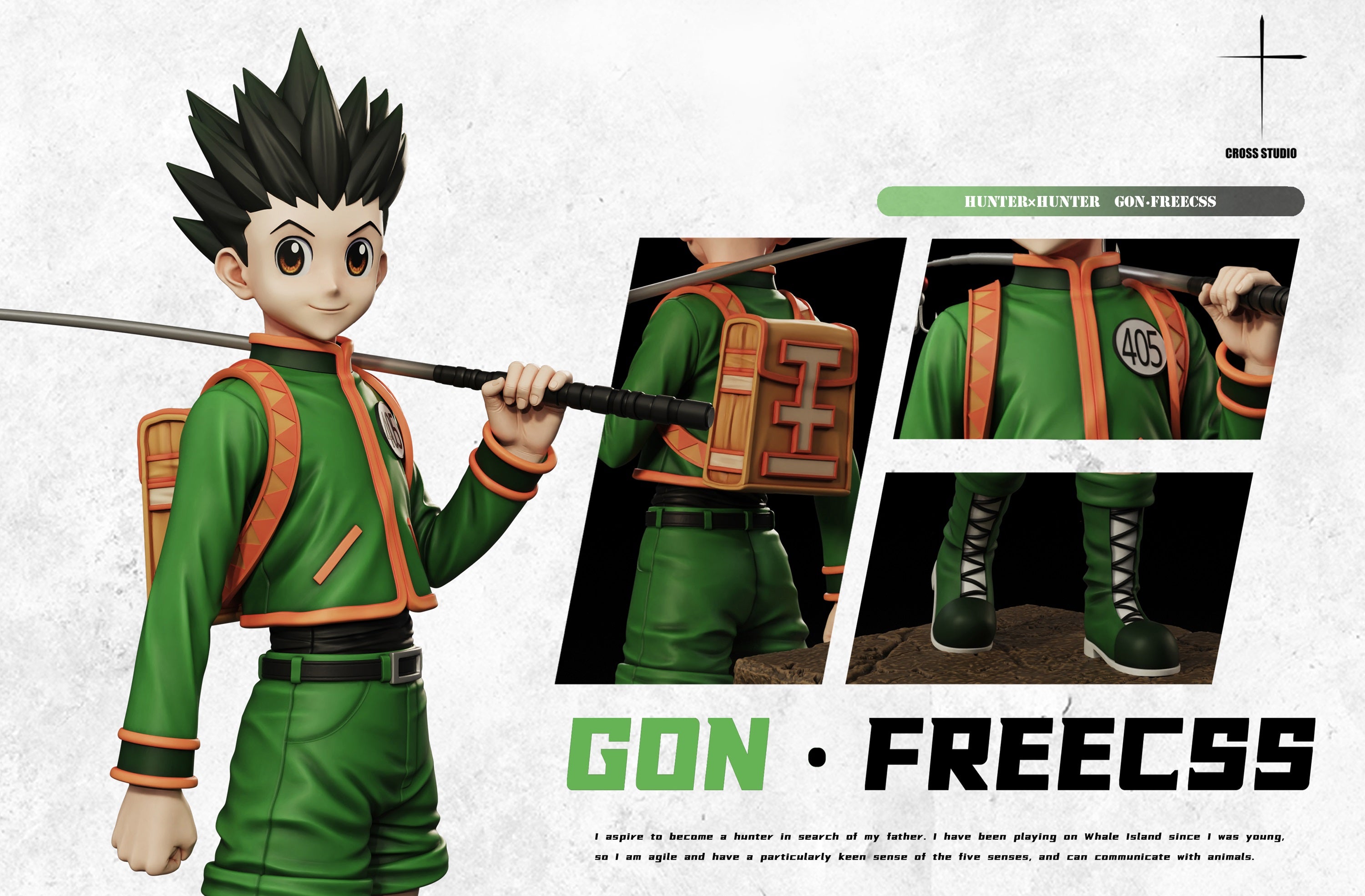 Cross Studio - Gon Freecss [PRE-ORDER CLOSED] – GK Collectors
