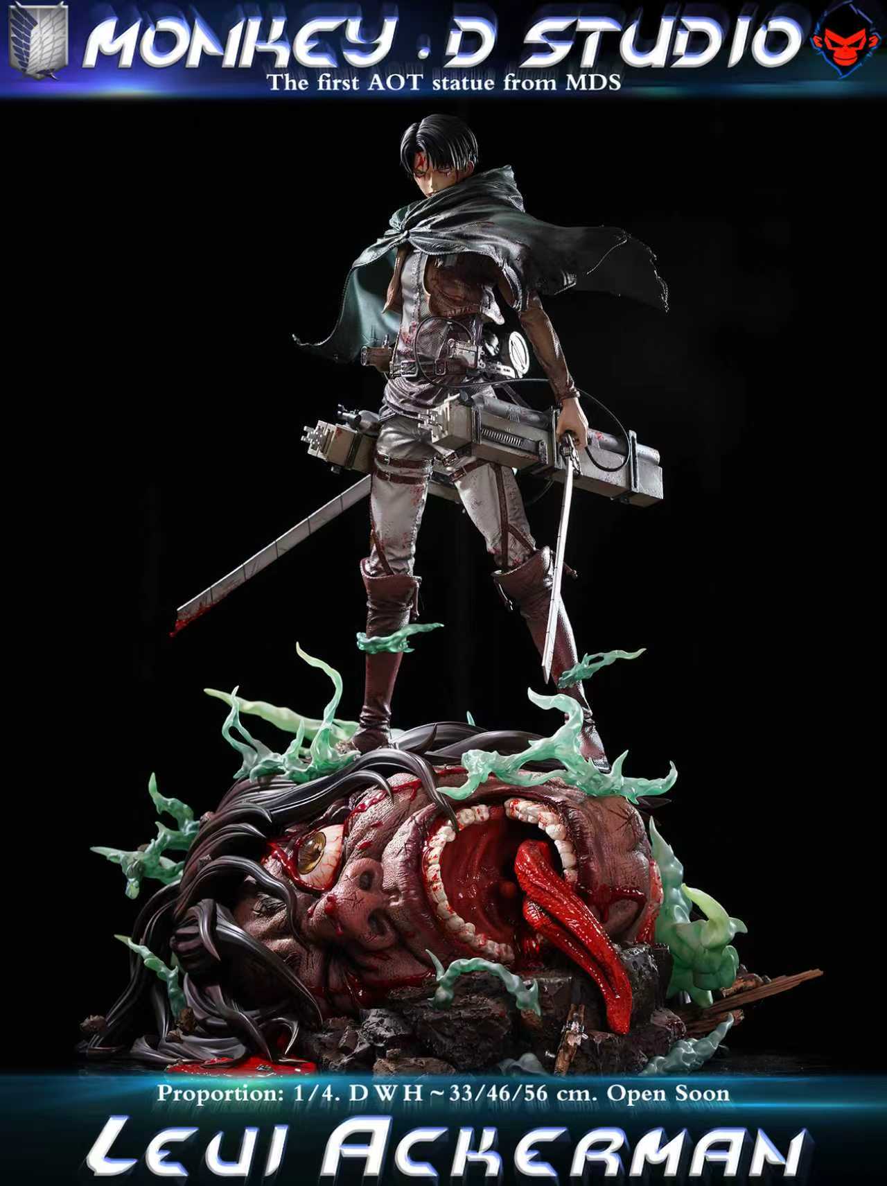 Monkey D Studio - Levi Ackerman (1/4 Scale) [PRE-ORDER CLOSED] – GK ...