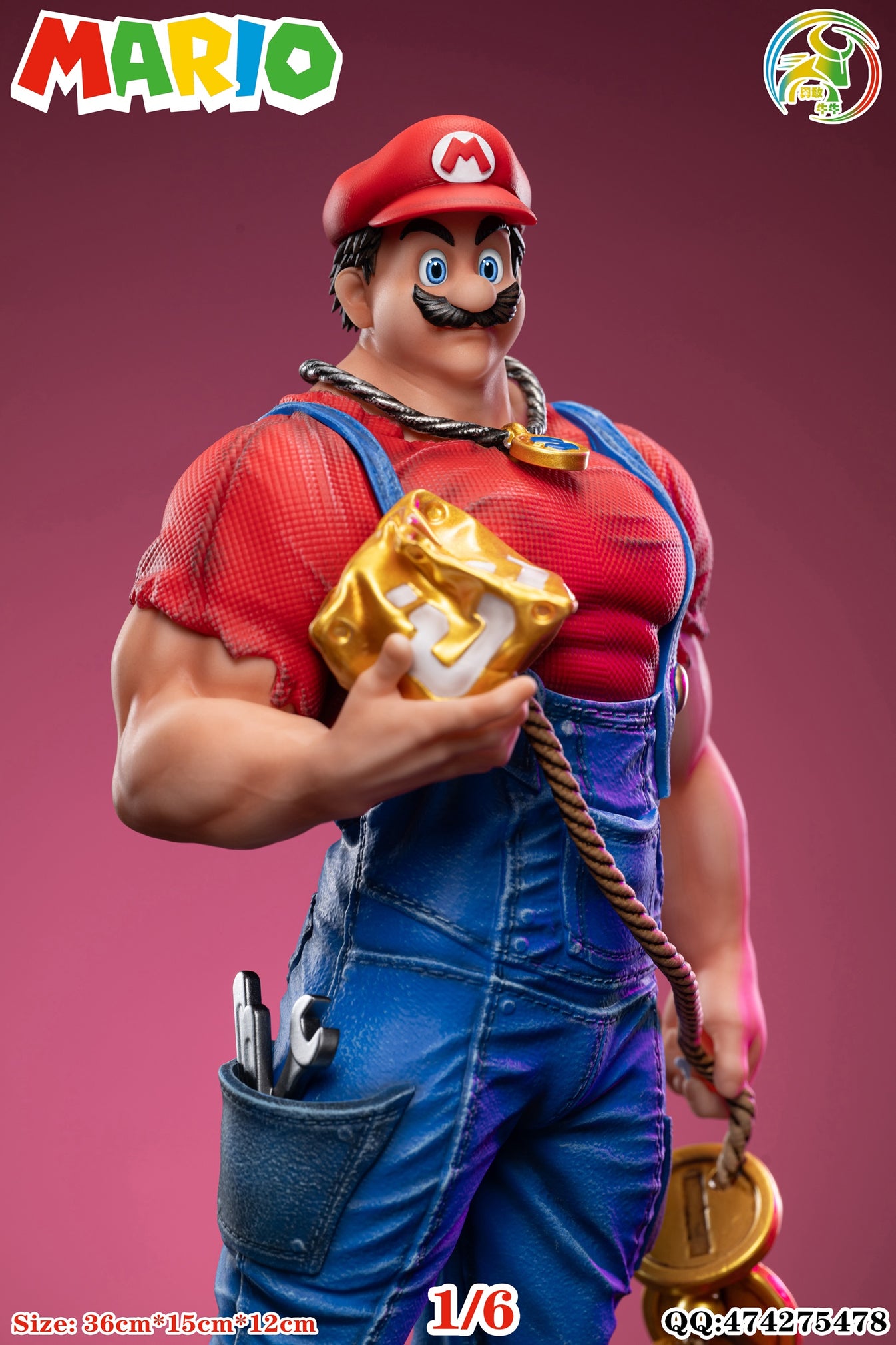 Brave Cow Studio - Muscle Mario [PRE-ORDER CLOSED] – GK Collectors