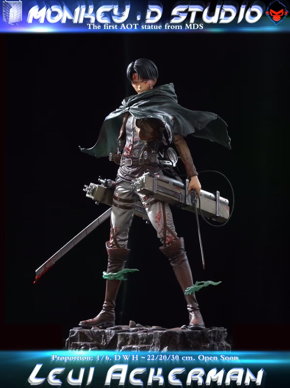 Monkey D Studio - Levi Ackerman (1/6 Scale) [PRE-ORDER] – GK Collectors