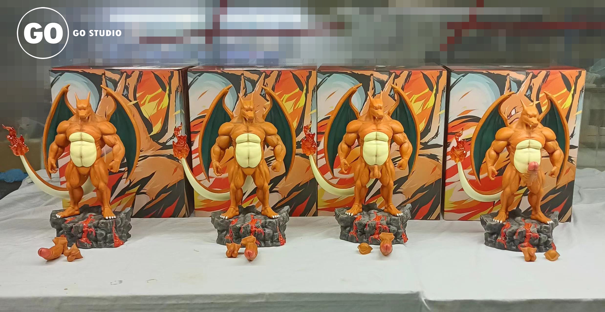 GO Studio - Muscle Series Charizard [IN-STOCK] – GK Collectors