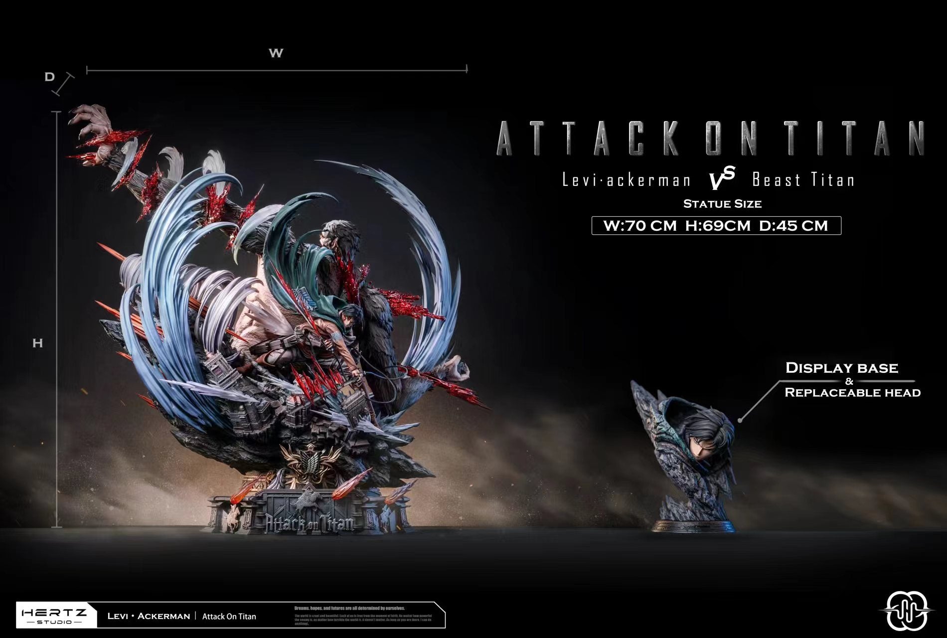 Hertz Studio - Levi VS Beast Titan [PRE-ORDER CLOSED] – GK Collectors