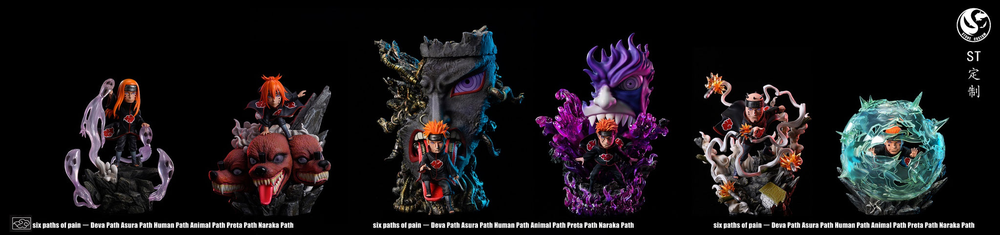 Stone Custom Studio - Six Path of Pain Deva Path and Preta Path [PRE-O ...