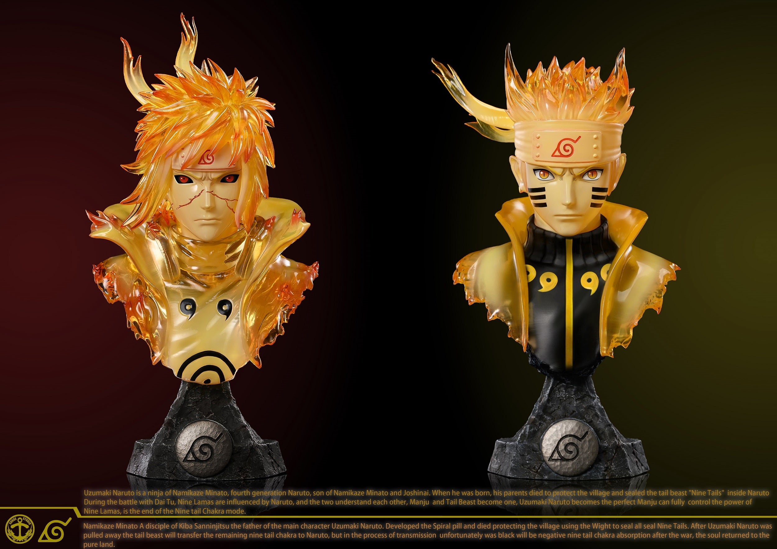 Surge Studio - Ninetails Chakra Mode Minato and Naruto [PRE-ORDER CLOS ...