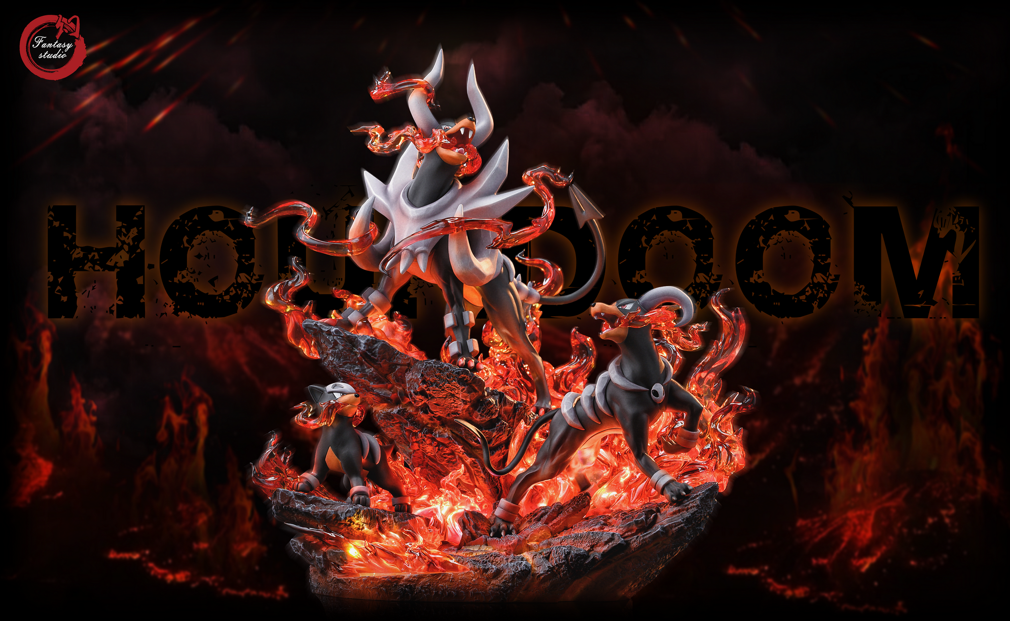 Fantasy Studio - Mega Houndoom [PRE-ORDER CLOSED] – GK Collectors