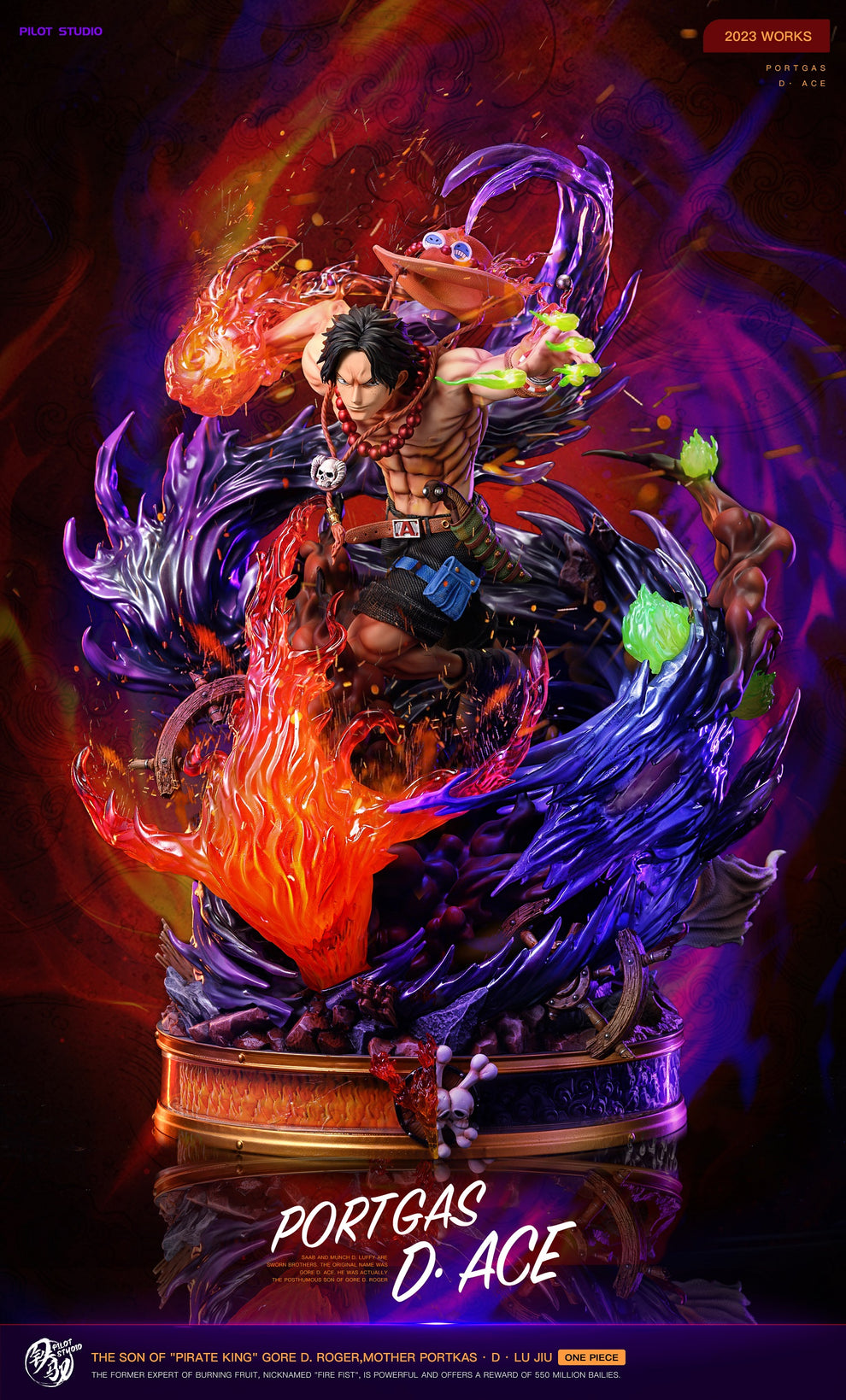 Pilot Studio - Portgas D Ace [PRE-ORDER CLOSED] – GK Collectors