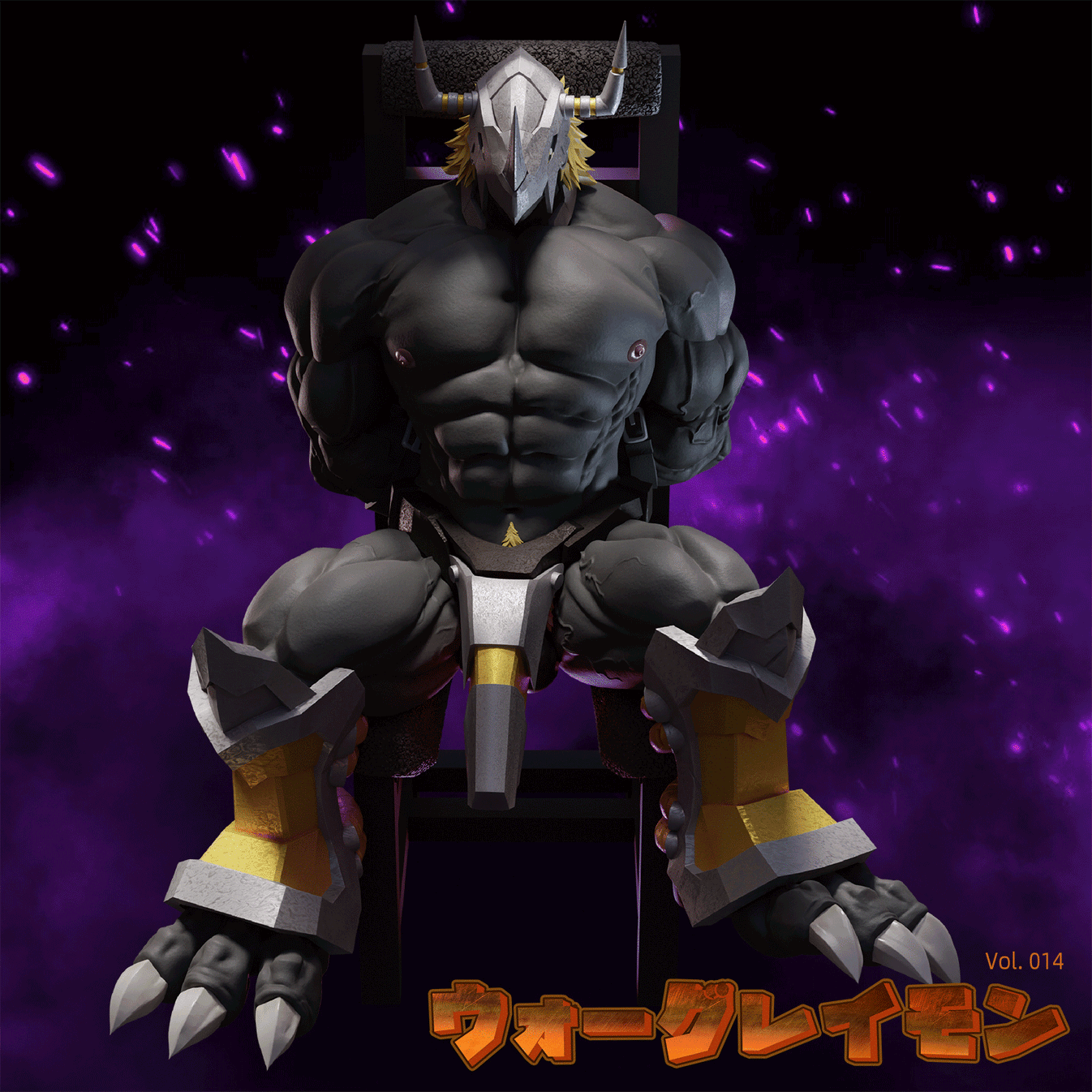 Shibadon Studio - Black WarGreymon [PRE-ORDER CLOSED] – GK Collectors