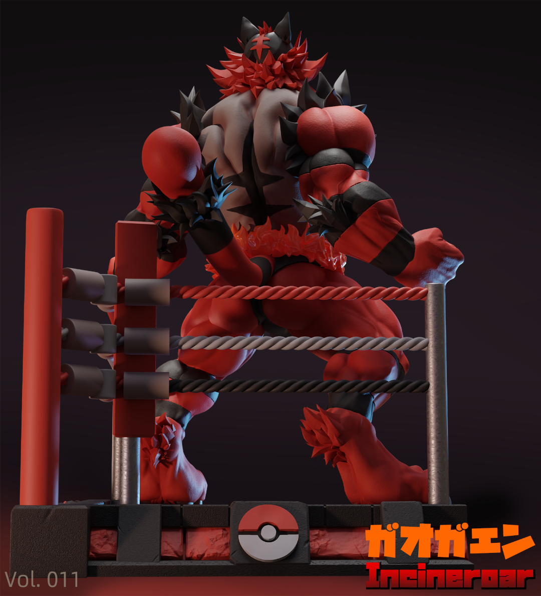 Shibadon Studio - Incineroar [PRE-ORDER CLOSED] – GK Collectors
